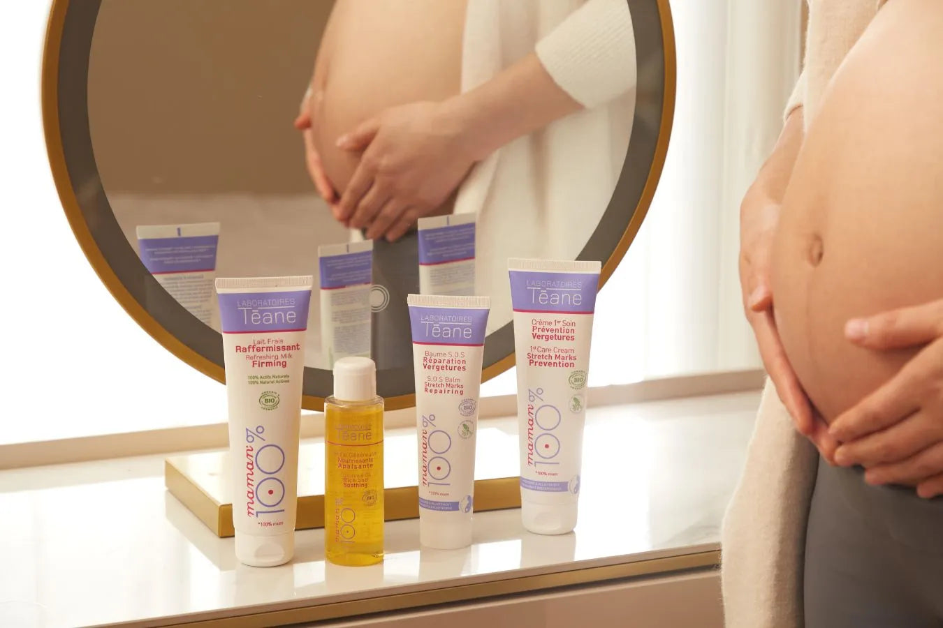 Grossesse : Comment prévenir les vergetures ? – Laboratoires Téane-Althéa Lab